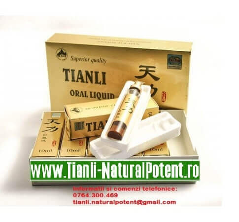 TianLi original 6 Fiole Ultra Power capac auriu | Tianli fiole